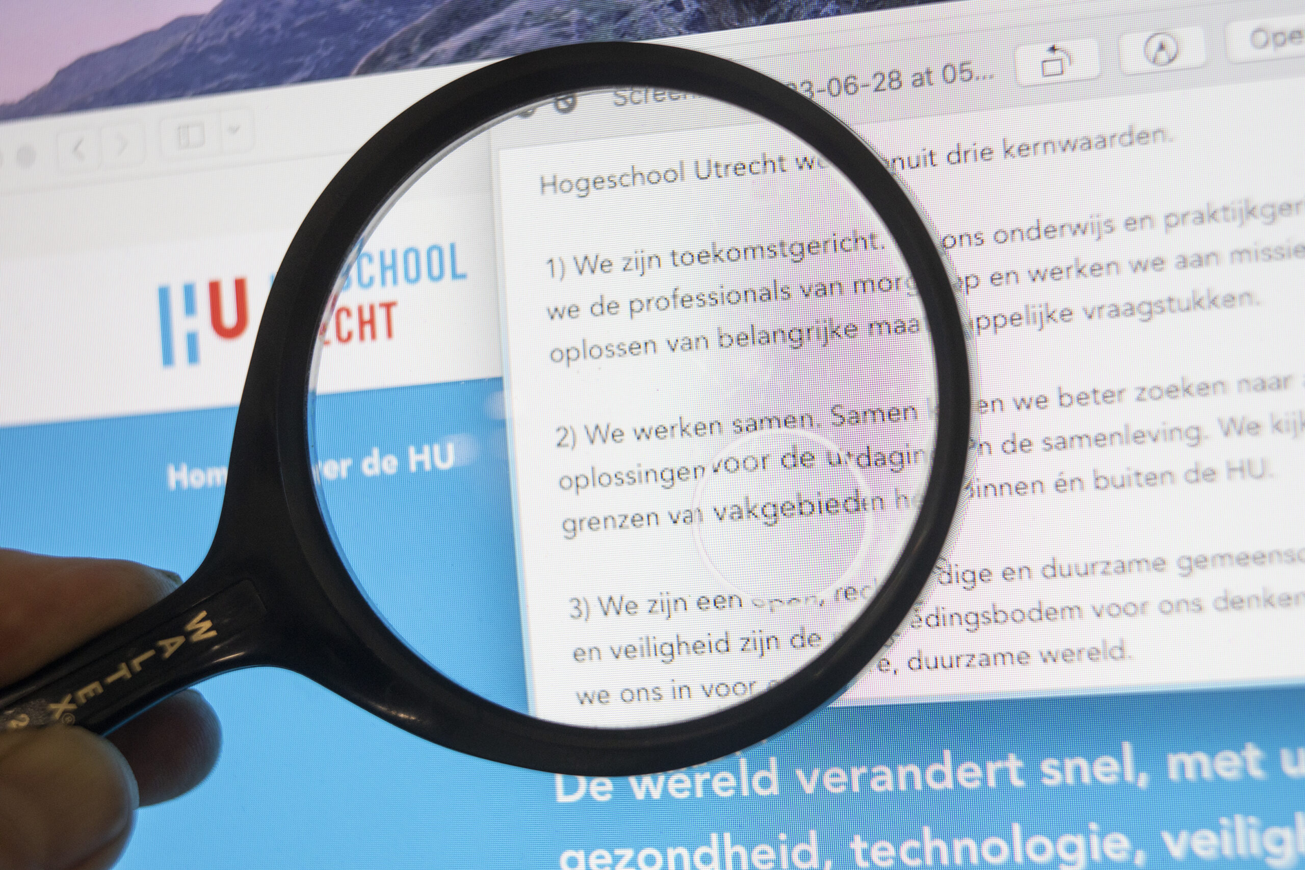 Deze studenten namen de kernwaarden van de HU onder de loep - Trajectum