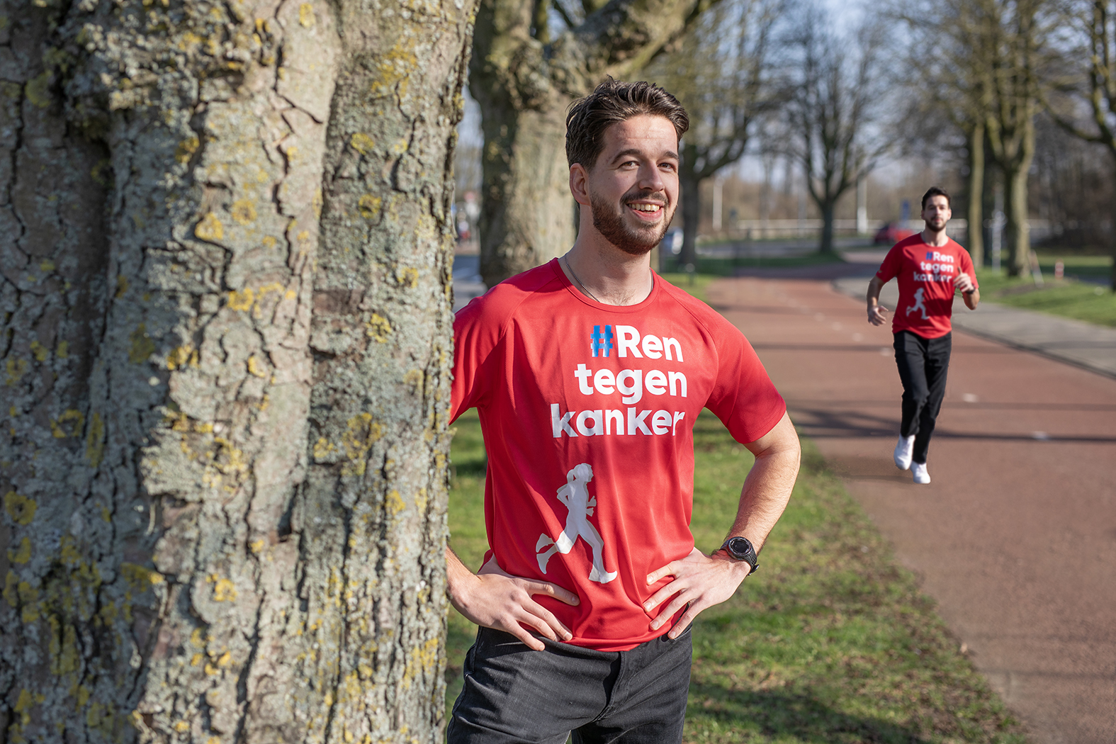Hoe Floris' vader hem bewoog de marathon voor KWF te lopen - Trajectum
